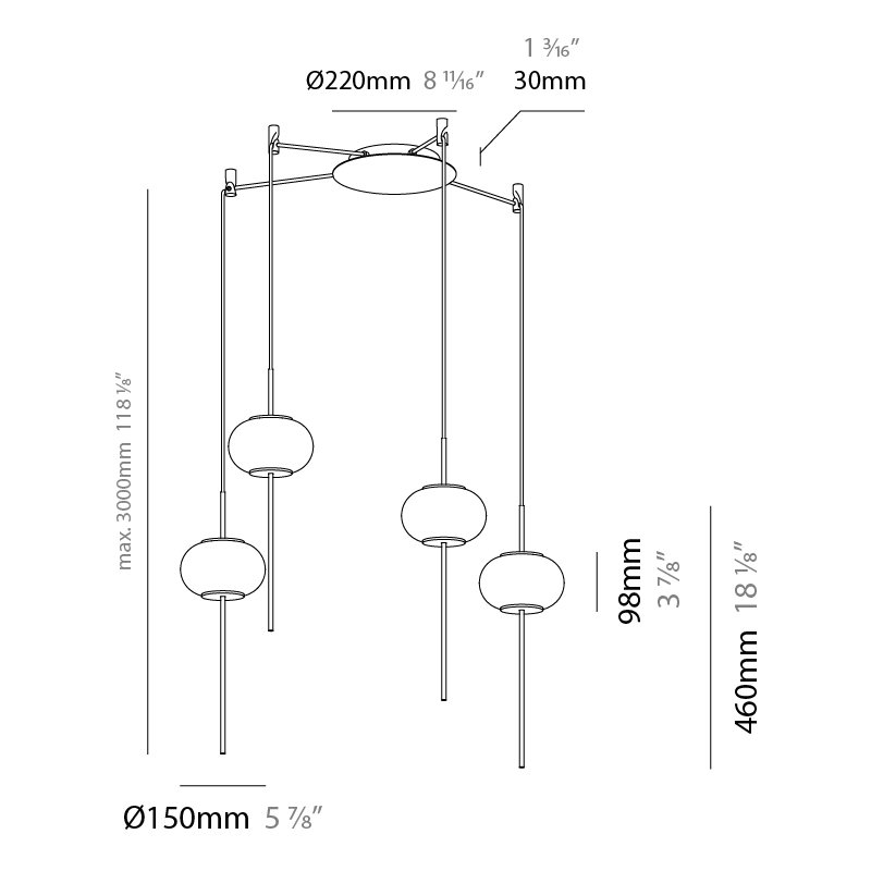 ZANEEN design Astros Suspension Pendant | Wayfair